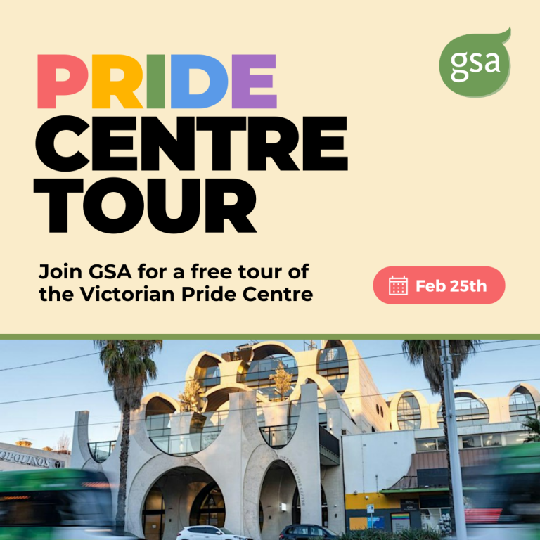 Victoria Pride Centre Tour with GSA – University of Melbourne Graduate Student Association