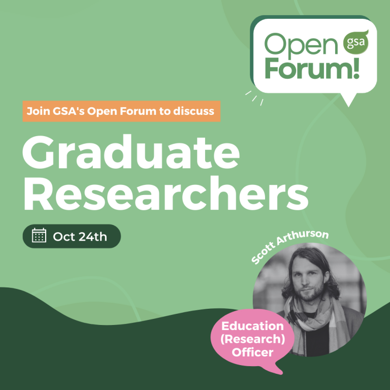 GSA Graduate Researcher Open Forum (Townhall) – University of Melbourne ...